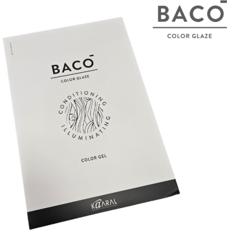 BACO COLOR GLAZE CHART - dažų paletė (naudojama salone)